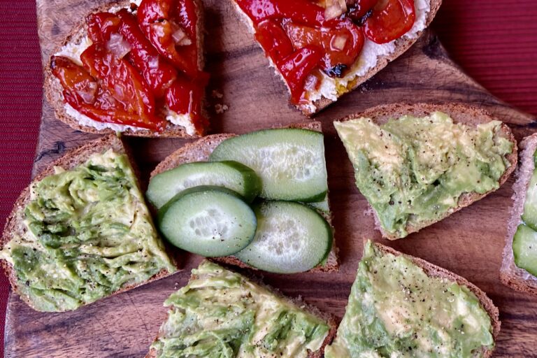Simple Open-Faced Vegan Sandwich Ideas - Running On Green